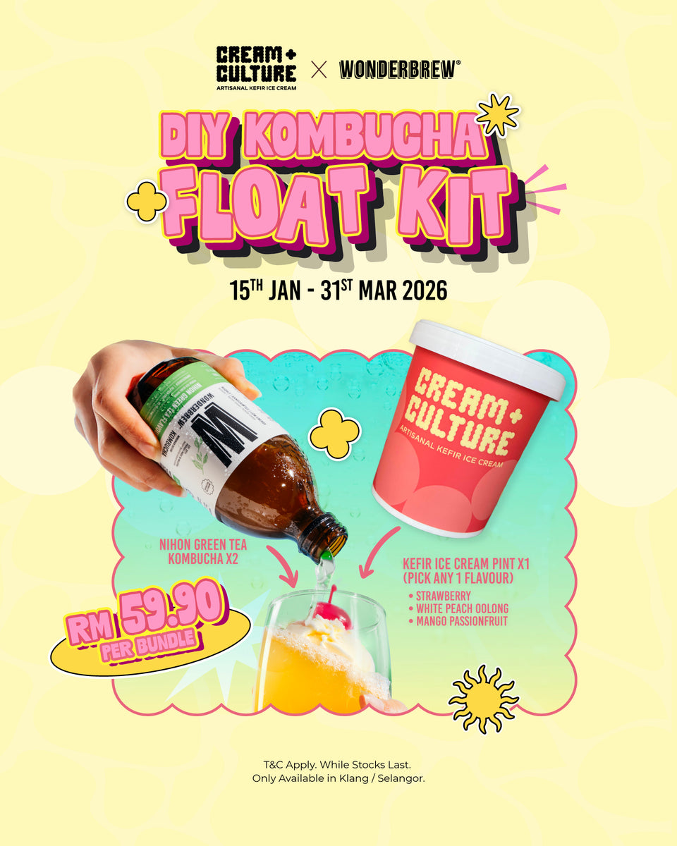 DIY Kombucha Float Kit (With Kefir Ice Cream)